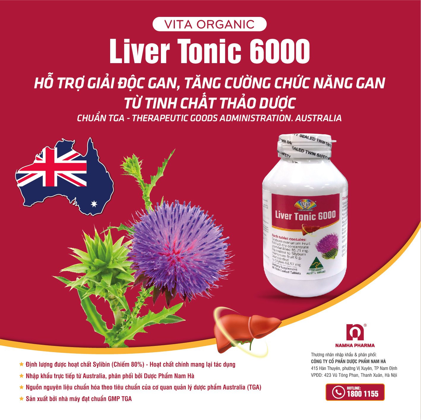 VITA ORGANIC LIVER TONIC 6000